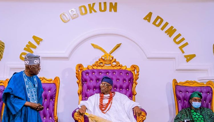 Tinubu receives blessings of Ooni, Owa Obokun - MicroSecondNews