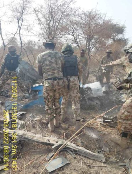 Breaking: Troops uncover wreckage of missing Alpha Jet Aircraft (Photos ...