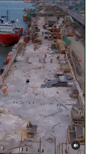 Sanwo-Olu shares drone footage of ongoing Lagos Blue Line rail project ...
