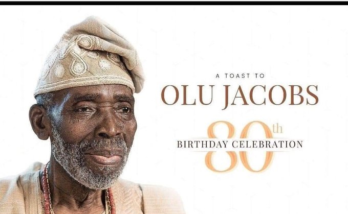 Legendary actor, Olu Jacobs shares new photo ahead of his 80th birthday ...