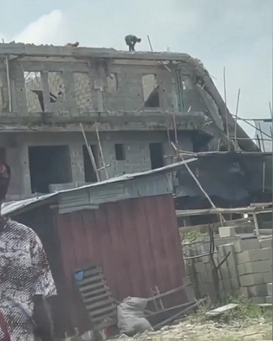 Resident expresses concern as work continues on partially collapsed ...
