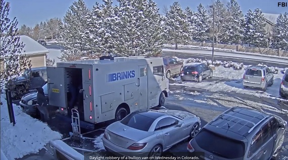 FBI releases camera footage of moment robbers attack bullion van in ...