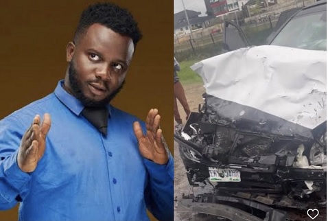 Skit-maker Sabinus speaks after surviving car accident - MicroSecondNews