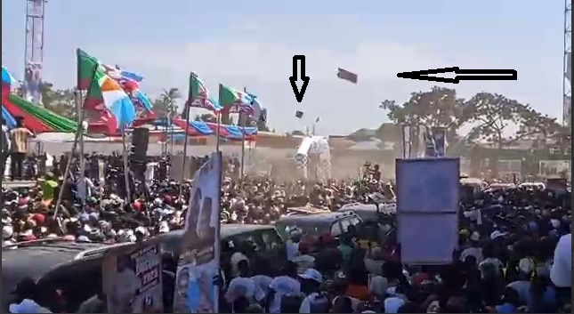 APC official begs crowd at Tinubu’s presidential campaign flag-off in ...