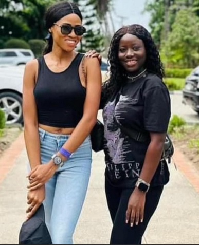 See video of two friends Celine and Afiba leaving Port Harcourt to ...