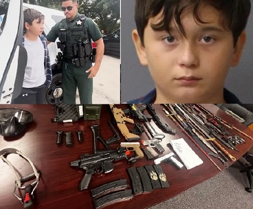 American boy, 11, gets thrown in jail after bragging about cache of ...