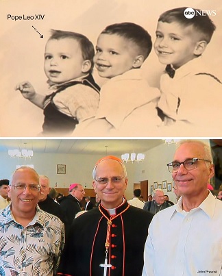 Pope Leo XIV’s brothers share heartwarming then-and-now photos as they ...
