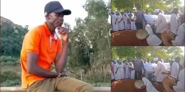 28-year-old drummer slumps at funeral, falls inside grave, dies (Video ...